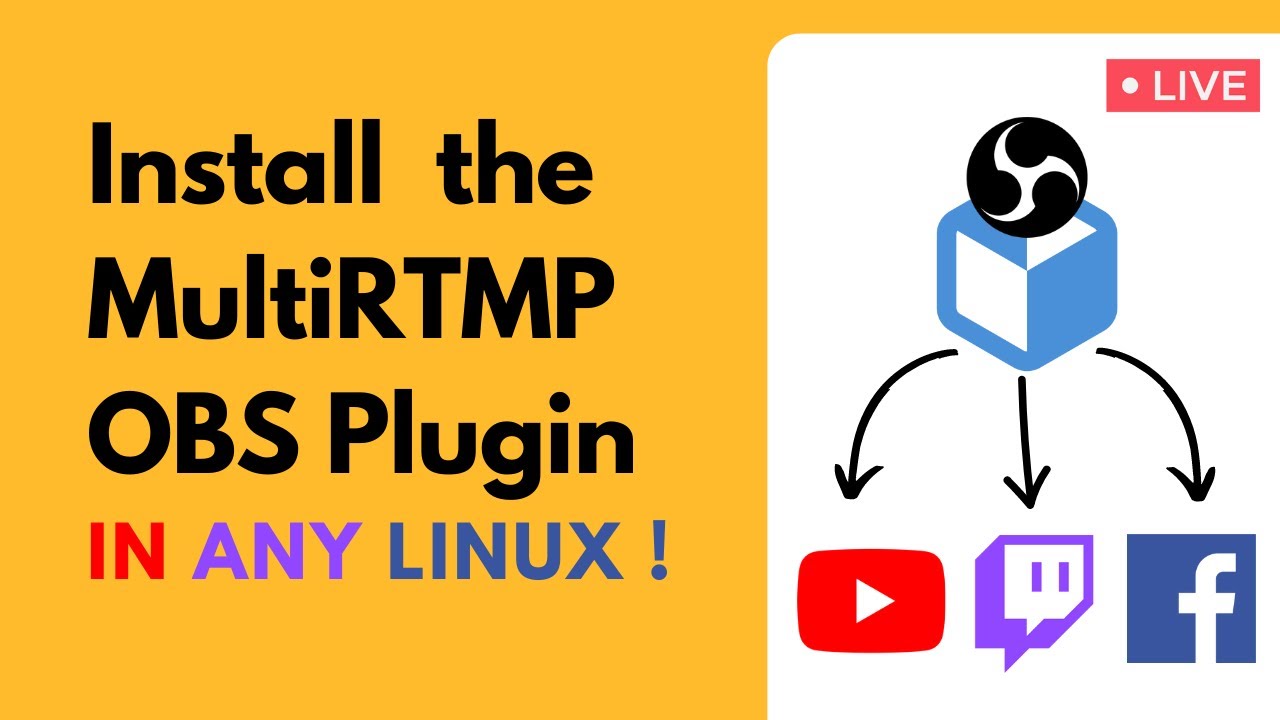How to install the MultiRTMP OBS Plugin in Any Linux - (Flatpak OBS) - YouTube