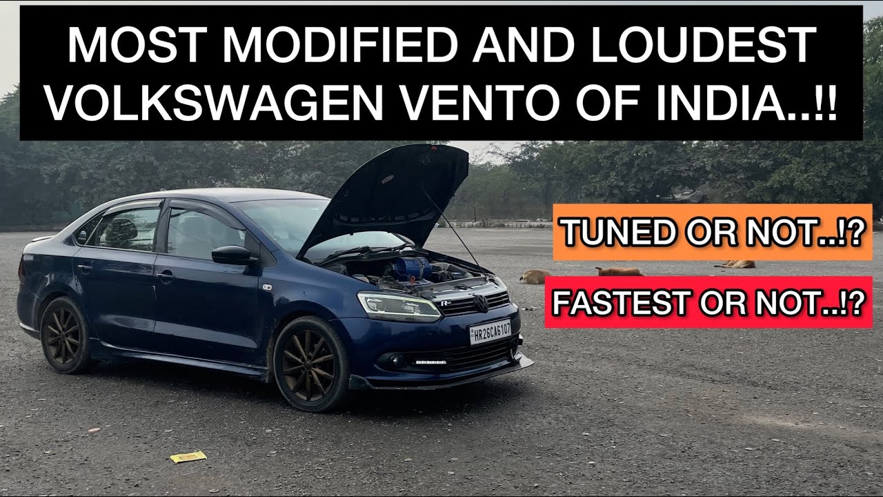 Modified Volkswagen Vento | Full System Exhaust | Cold Air Intake ...