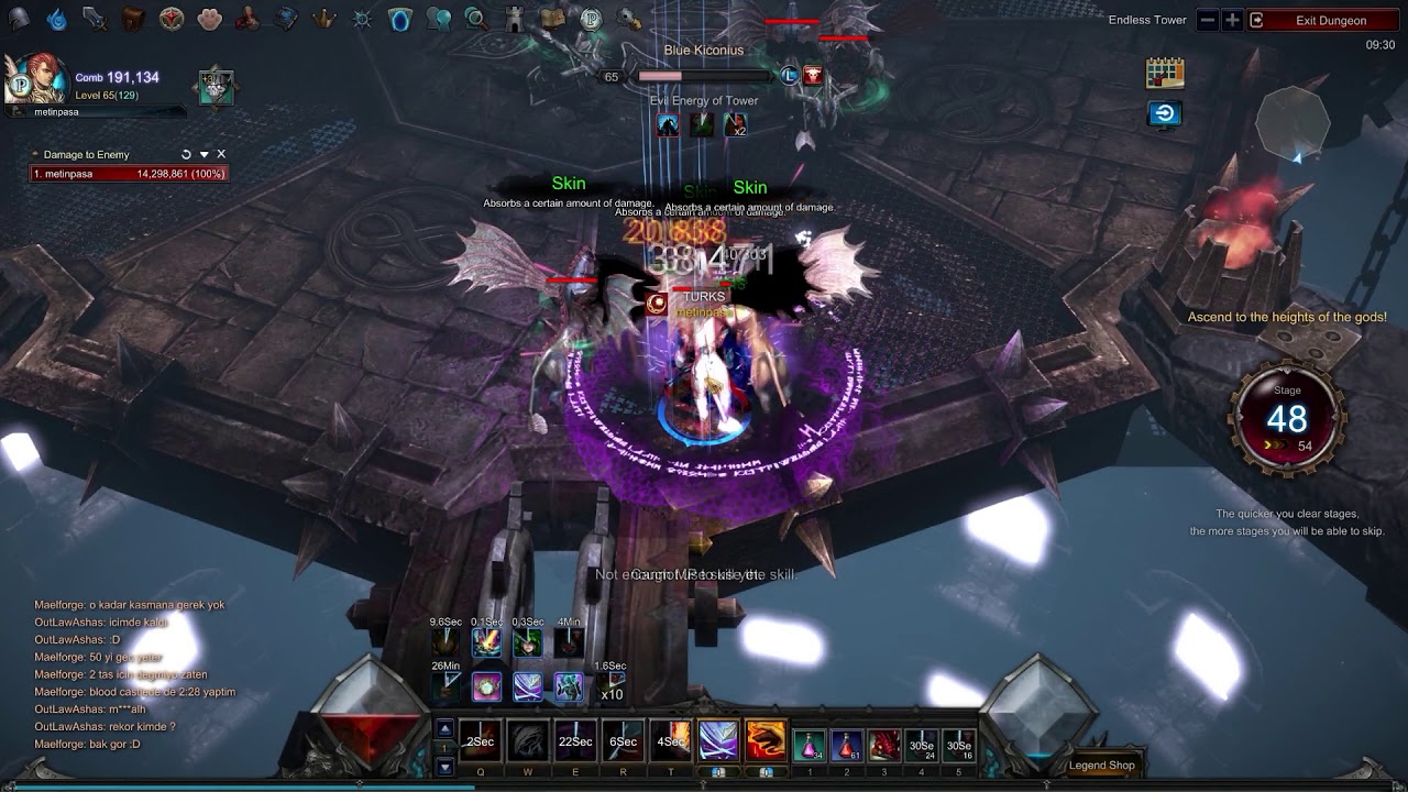 Mu Legend - Endless Tower Floor 63 Warmage Solo New Record - YouTube