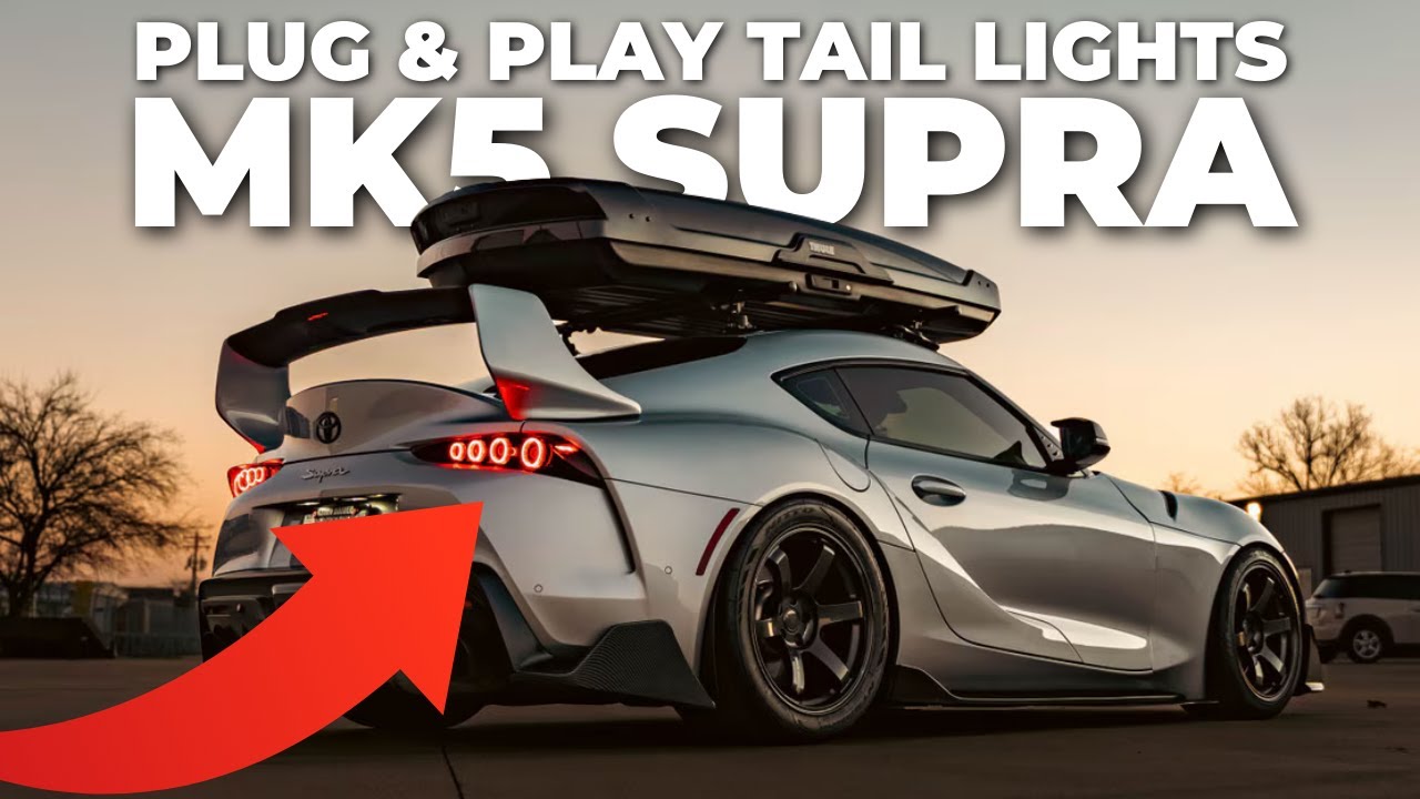 Morimoto XB LED Tail Lights | A90 MK5 Supra Unboxing & First Look - YouTube