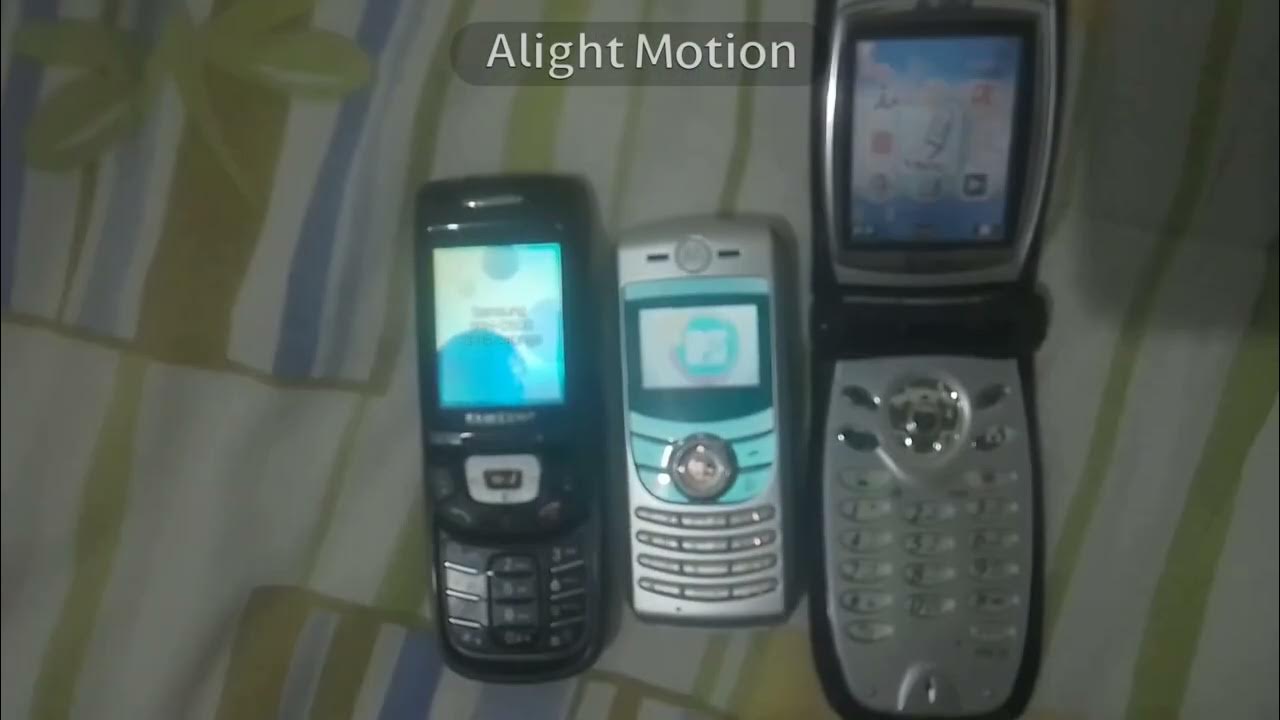 Samsung SGH-D500 vs Panasonic P2101V vs Motorola C355V | Speed Comparison - YouTube