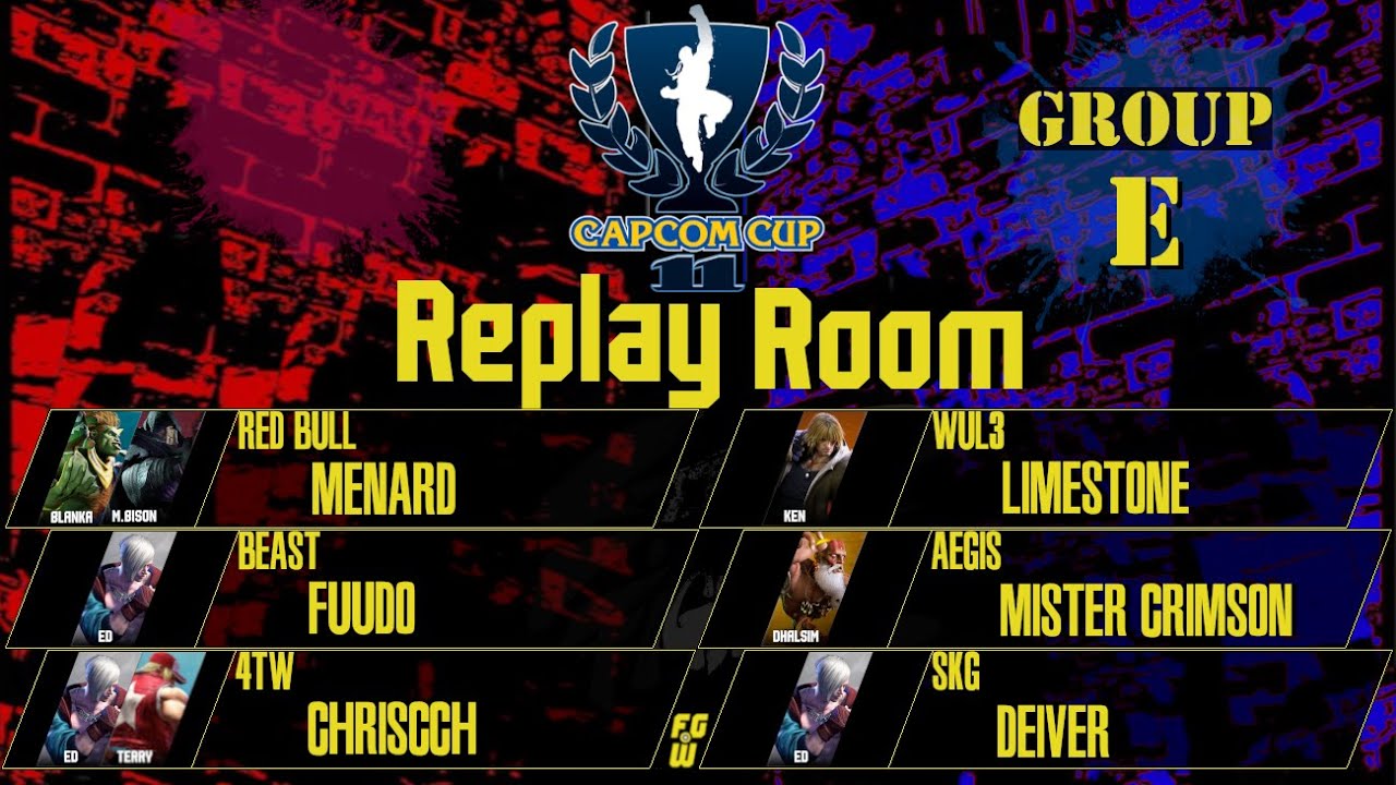 SF6 × Capcom Cup 11 Group E, Replay Player Preview! | High Level Street ...