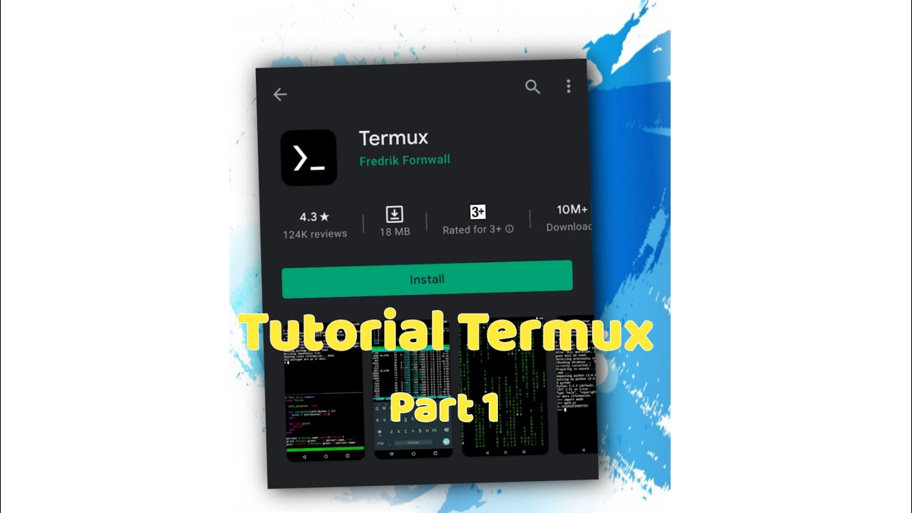 Tutorial Termux Part 1 - YouTube