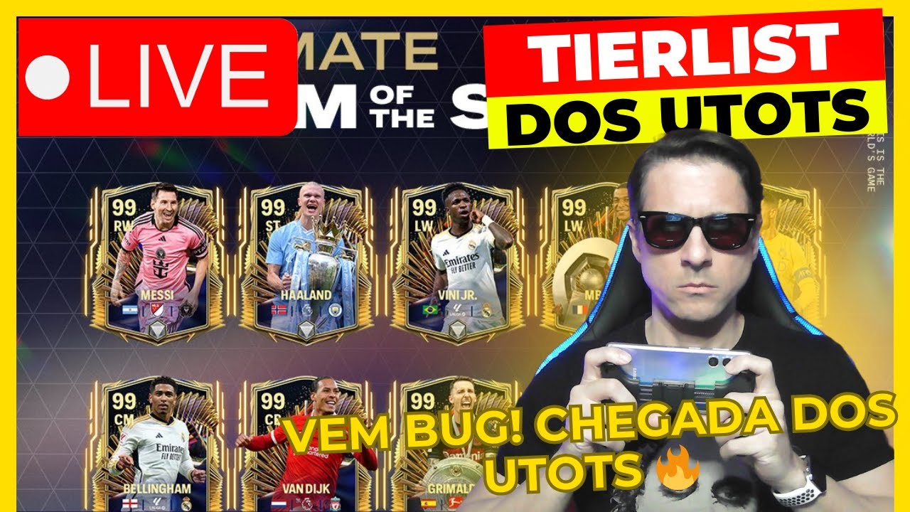 🔴 TIERLIST AO VIVO DOS UTOTS, BUG, PACK OPEN, RESENHA, E MUITO MAIS . 🔥 ...