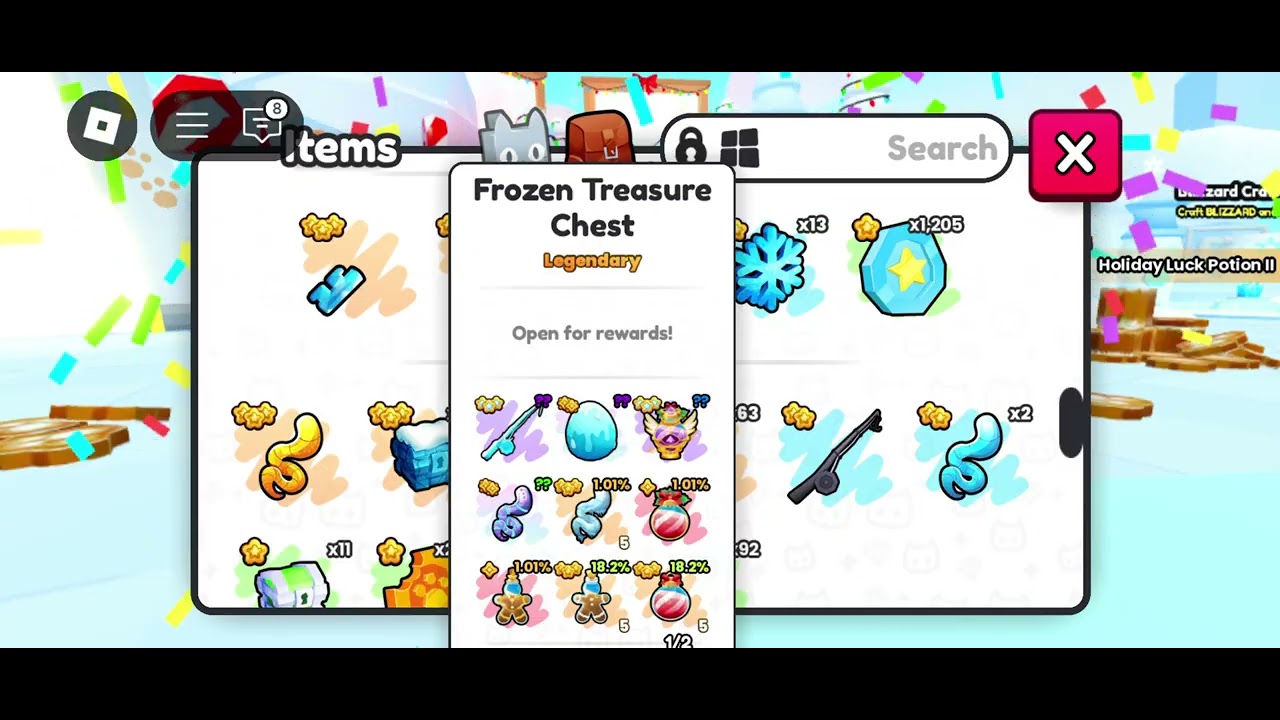 Opening 666 frozen treasure chests - YouTube