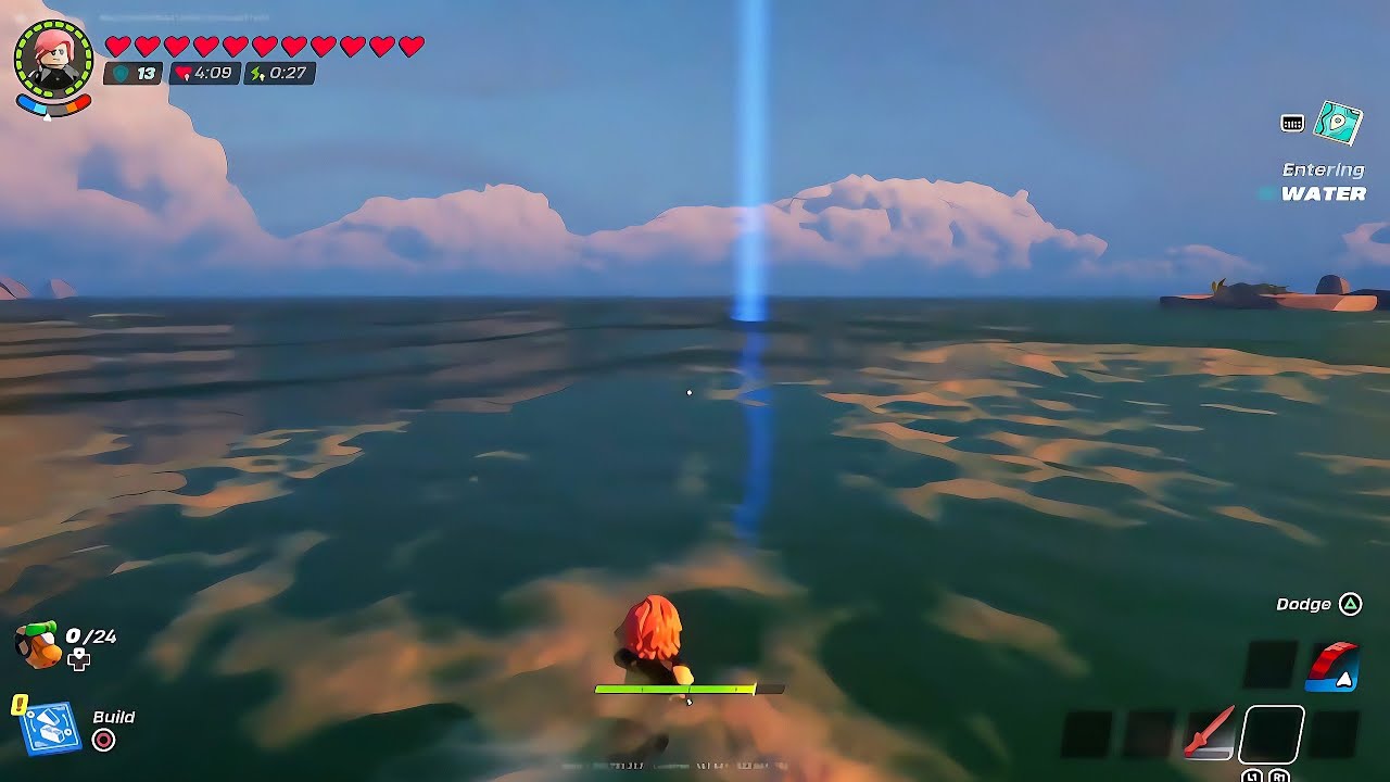 Lego Fortnite|Backpack Glitched Under Water - YouTube
