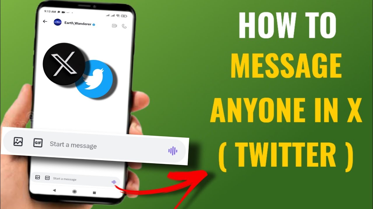 How To Message Anyone In X ( Twitter ) | Dm Anyone In X | English - YouTube