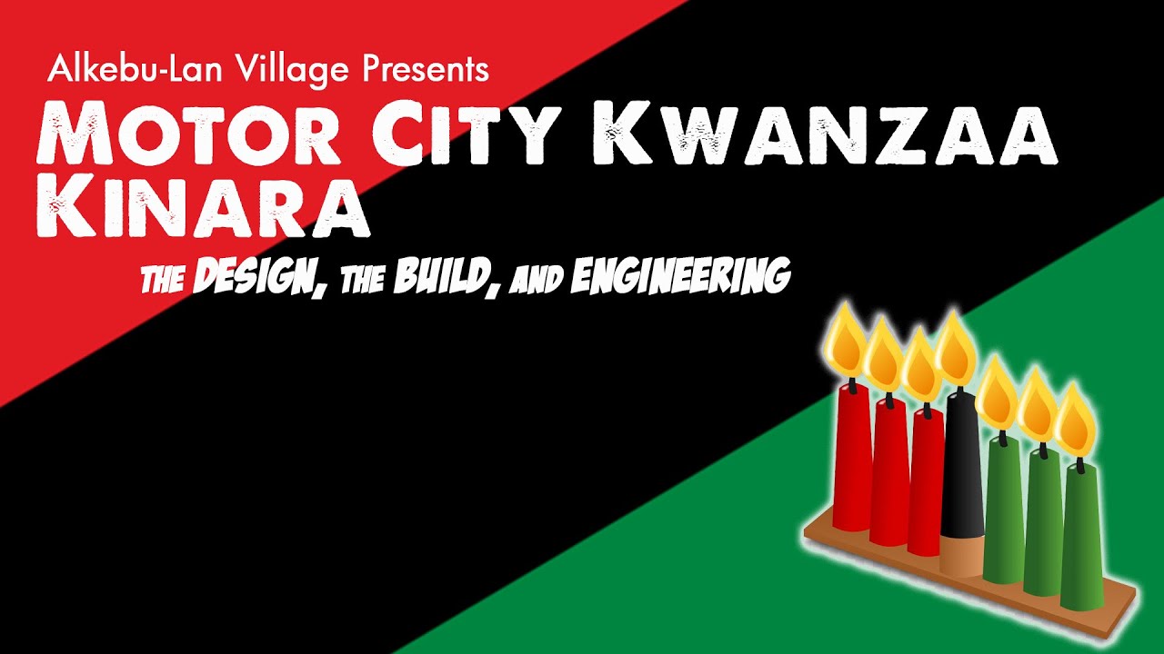Story of the Building of the Motor City Kwanzaa Kinara - YouTube