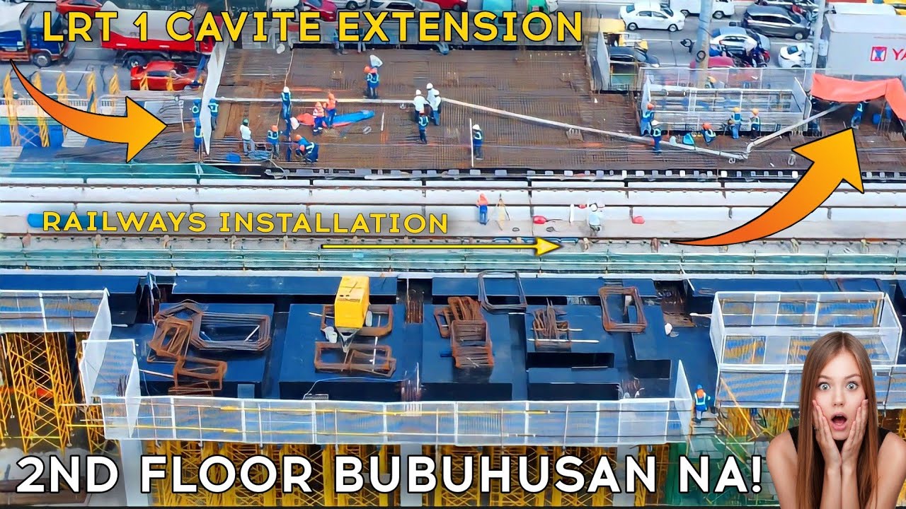 LRT 1 CAVITE EXTENSION UPDATE | MIA STATION | RAILWAYS INSTALLATION ...