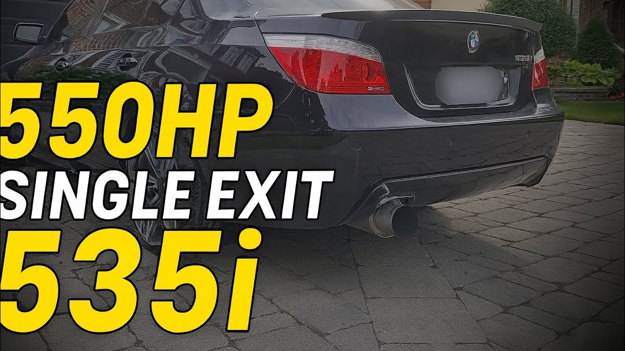 BMW N54 E60 535i 550HP Build – Walkaround + Exhaust Sound - YouTube