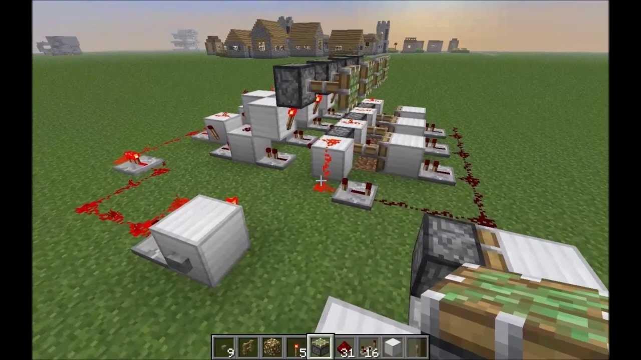 Minecraft RS Nor Latch Array - YouTube