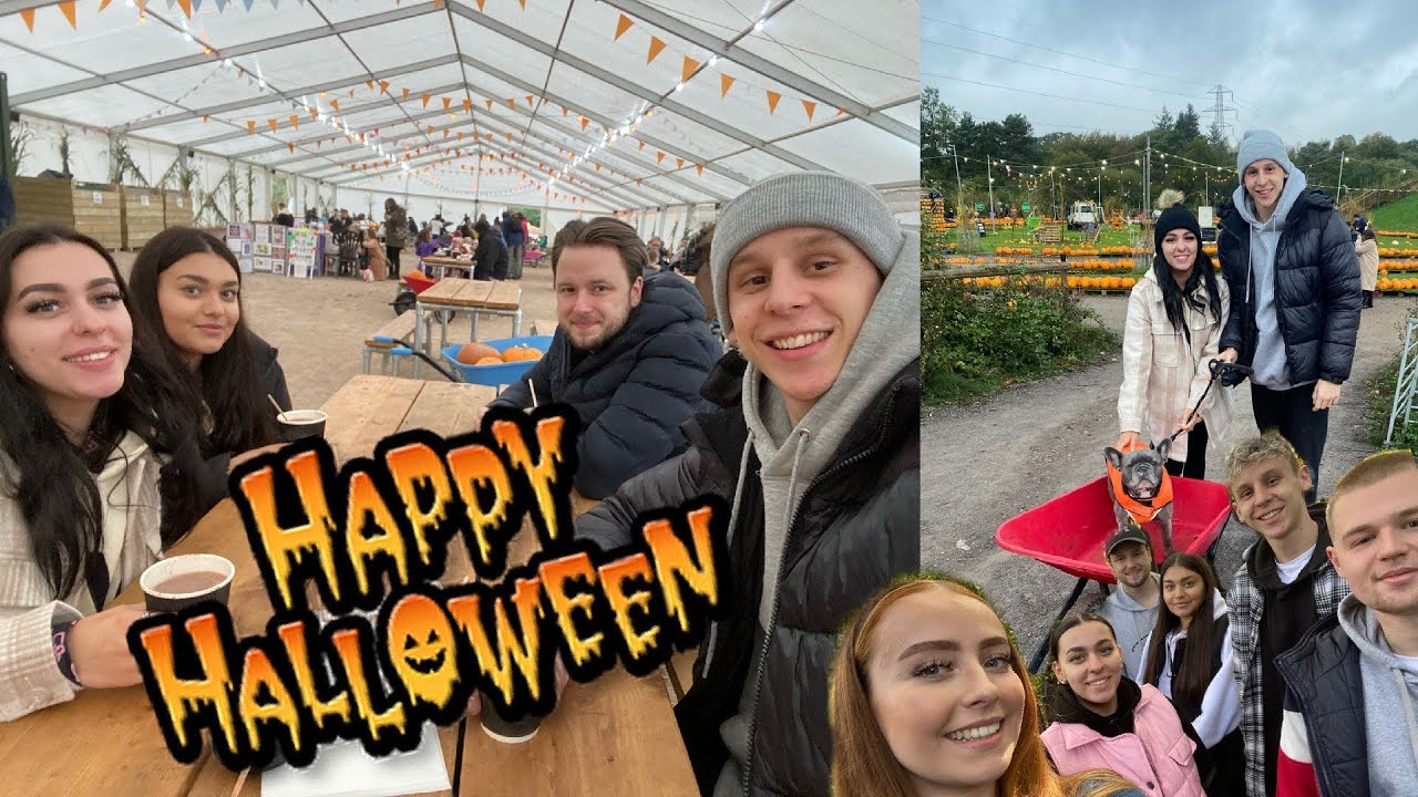 Thorpe Park Fright Night & Sunnyfields Farm Pumpkin Picking - YouTube