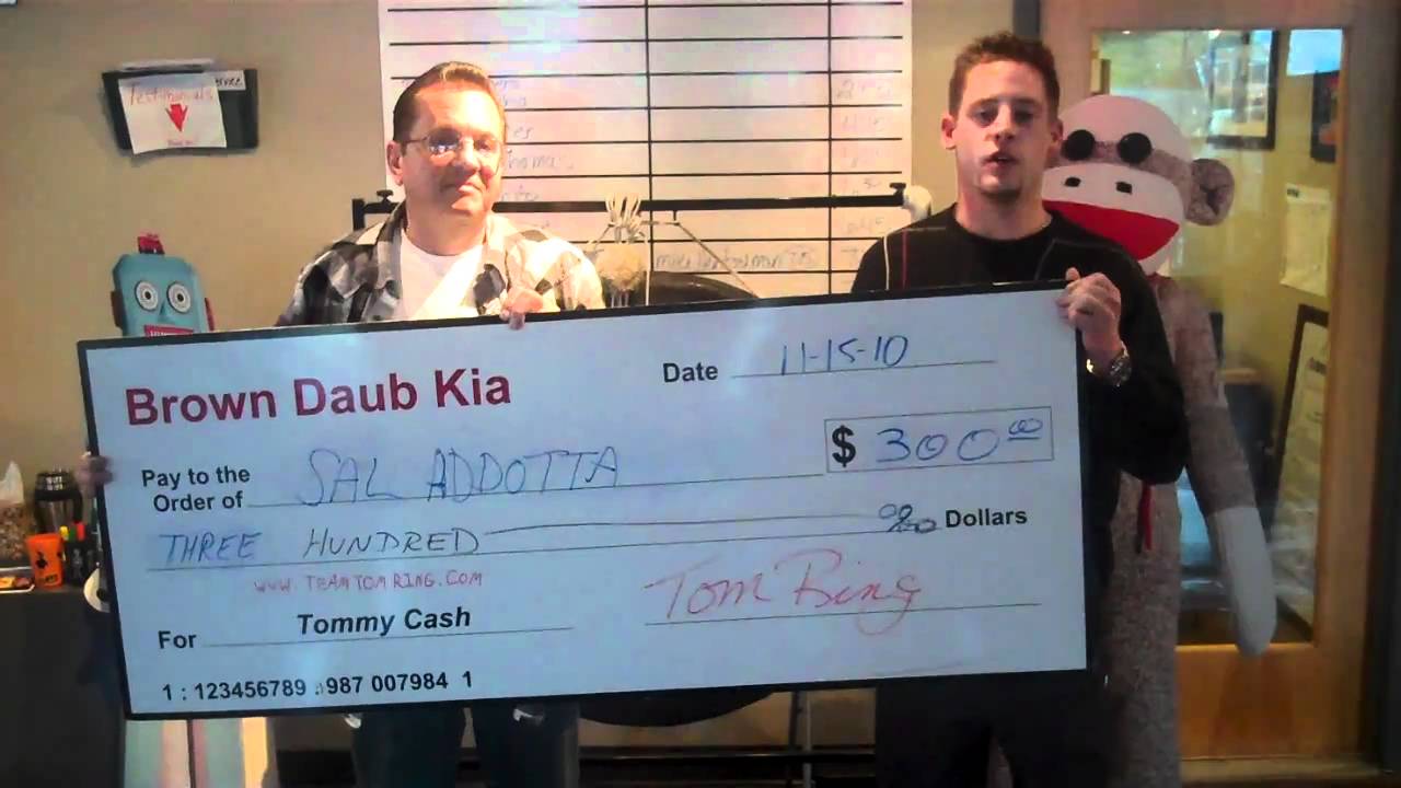 Sal Addotta GOT A BIG CHECK!!! - YouTube