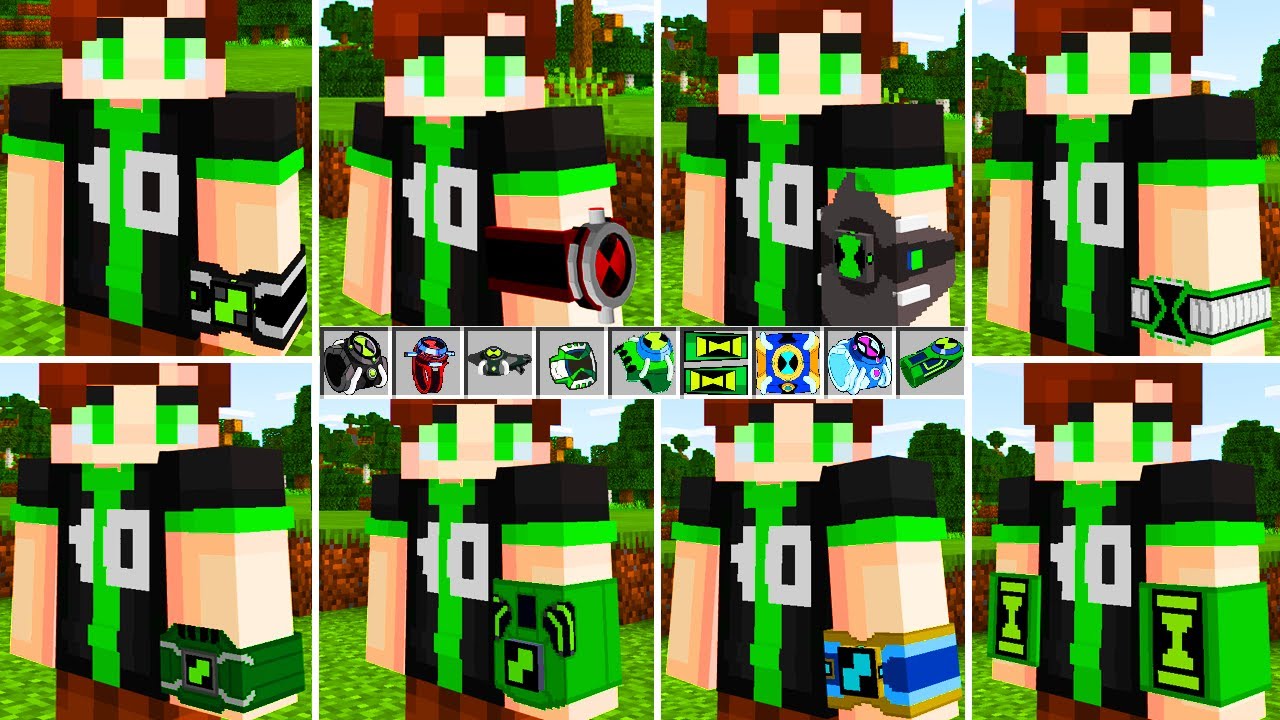 *NOVO* BEN 10 CRAFT V5 COM + DE 10 OMNITRIX, ALBEDO, BEN 23, ULTIMATRIX ...