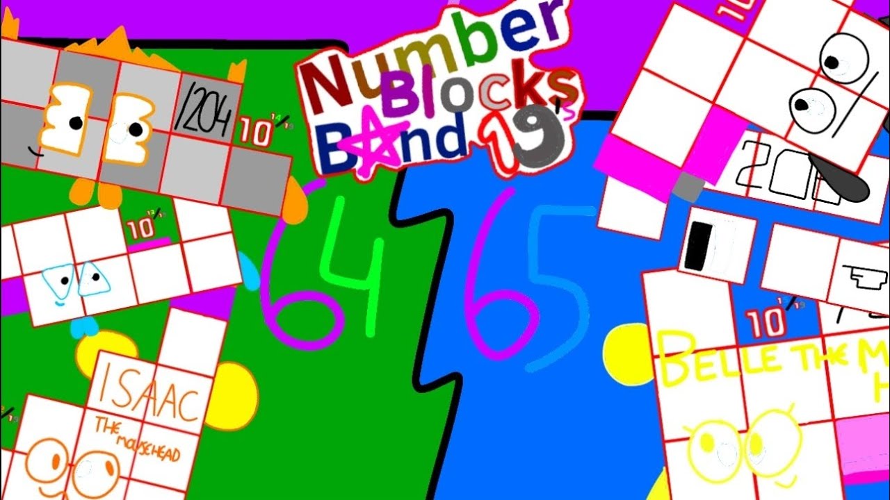 Numberblocks Band Nineteenths 64 and 65 - YouTube