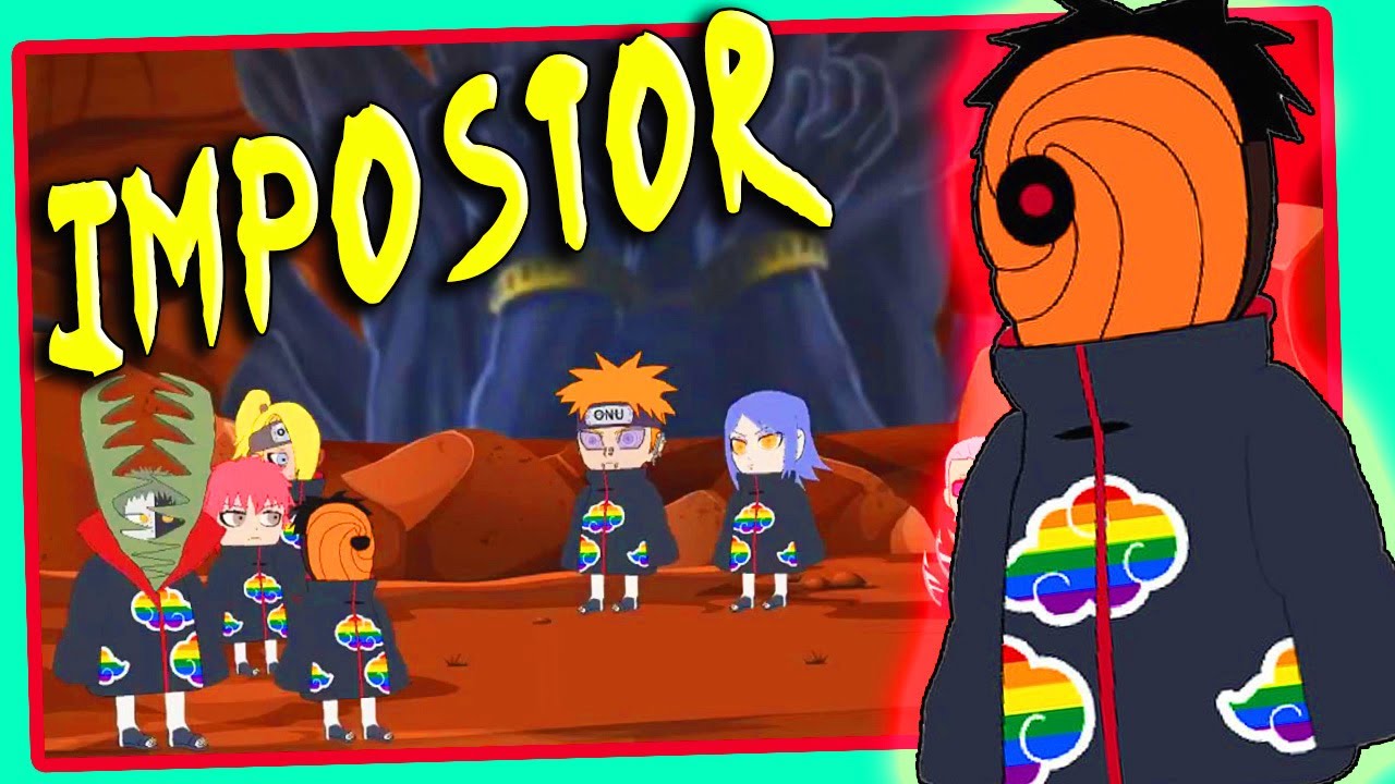 Los Akatsuki de la ONU juegan AMONG US | PARODIA ANIMADA | Naruto ...