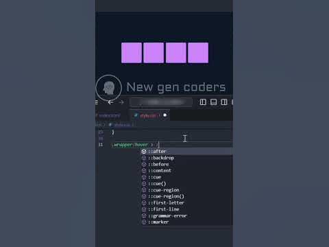 CSS Hover effects #coding #codingmastery #codingchallenges #codemastery - YouTube