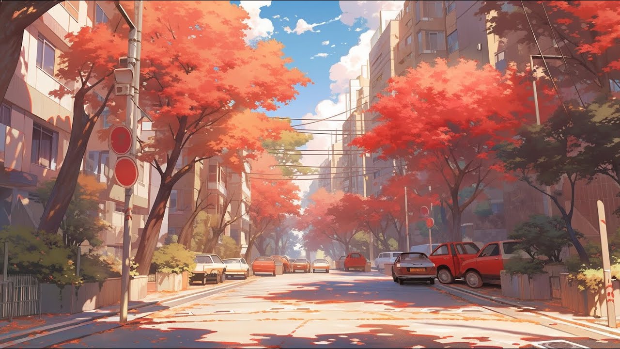 Autumn Morning lofi 🍂 Music to start your day in a positive mood 🍂💖 ...