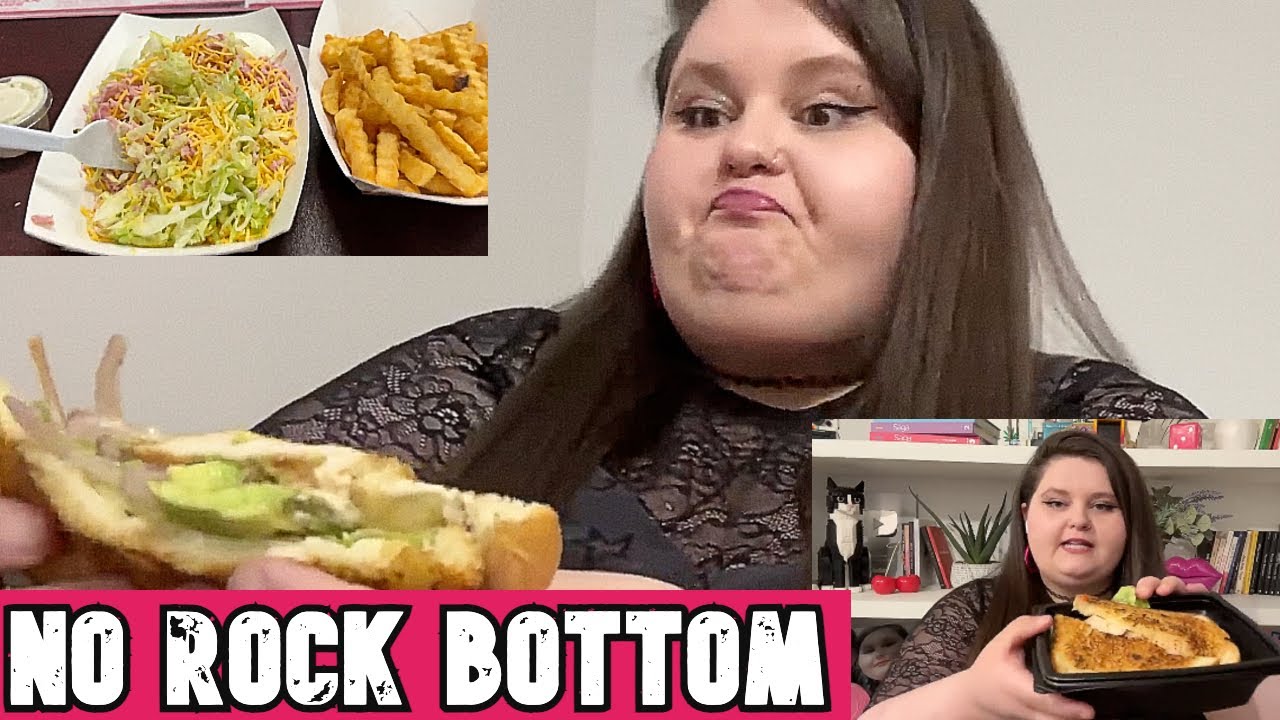 500 lb Amberlynn has a full day of takeout after a health scare - YouTube