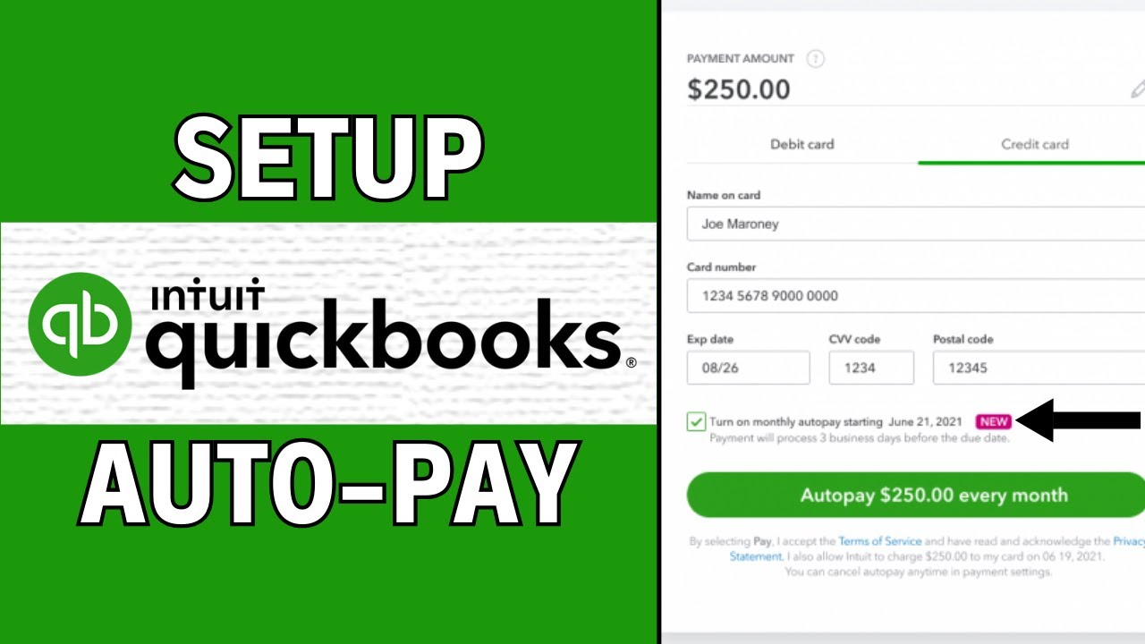 How To Set Up Autopay In QuickBooks Online (2025) - YouTube