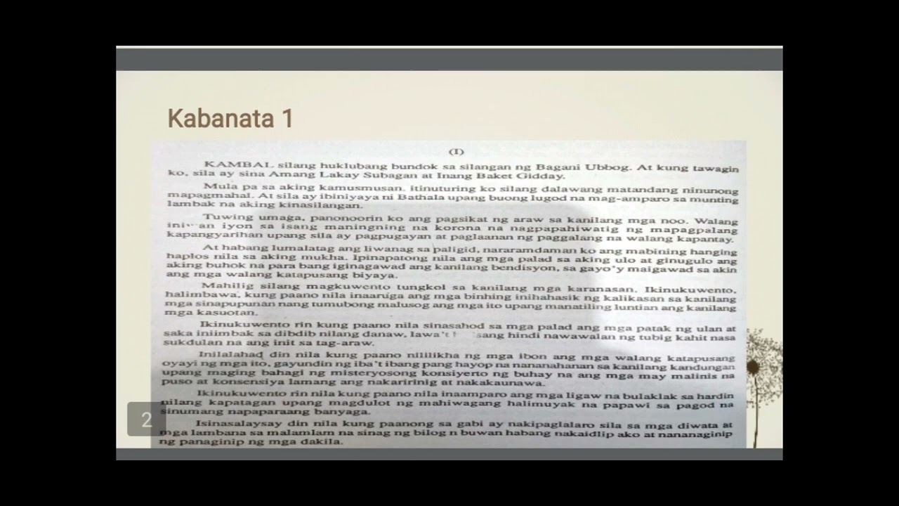 "Ang mga bundok sa bagani ubbog" By Reynaldo A. Duque - YouTube