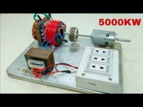 Free Energy Generator From Copper Wire Using Magnet Lightbulb At Home | ASR MAKER 