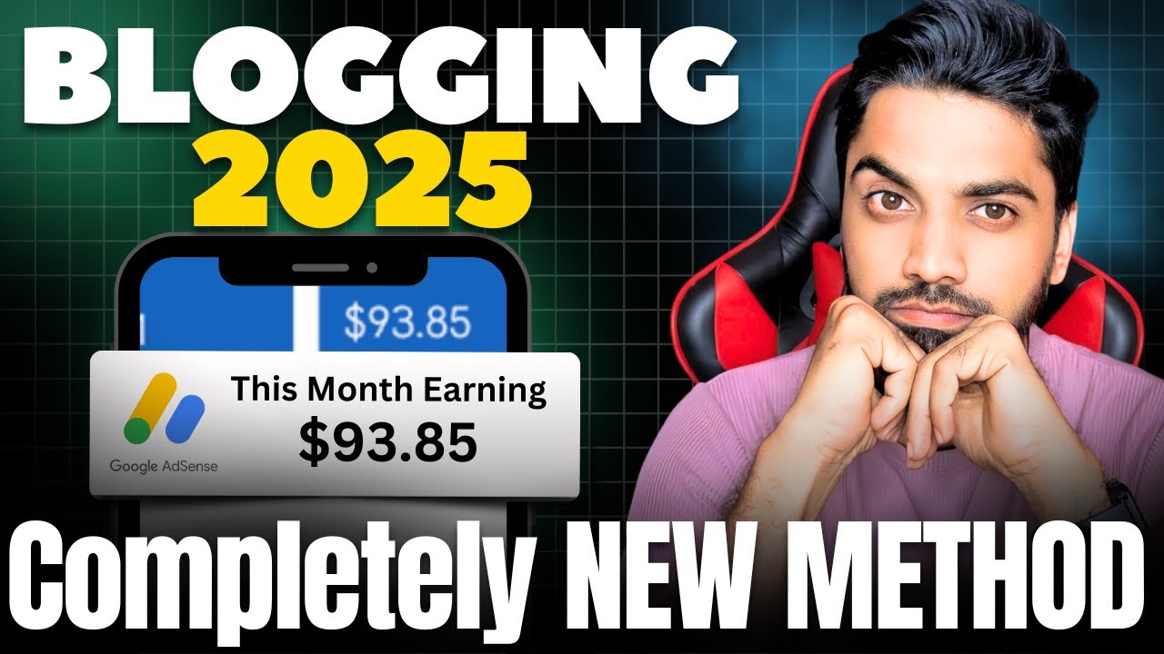 Blogging 2025 | Life Chnaging Method (Earn Rs. 23k Monthly) - YouTube
