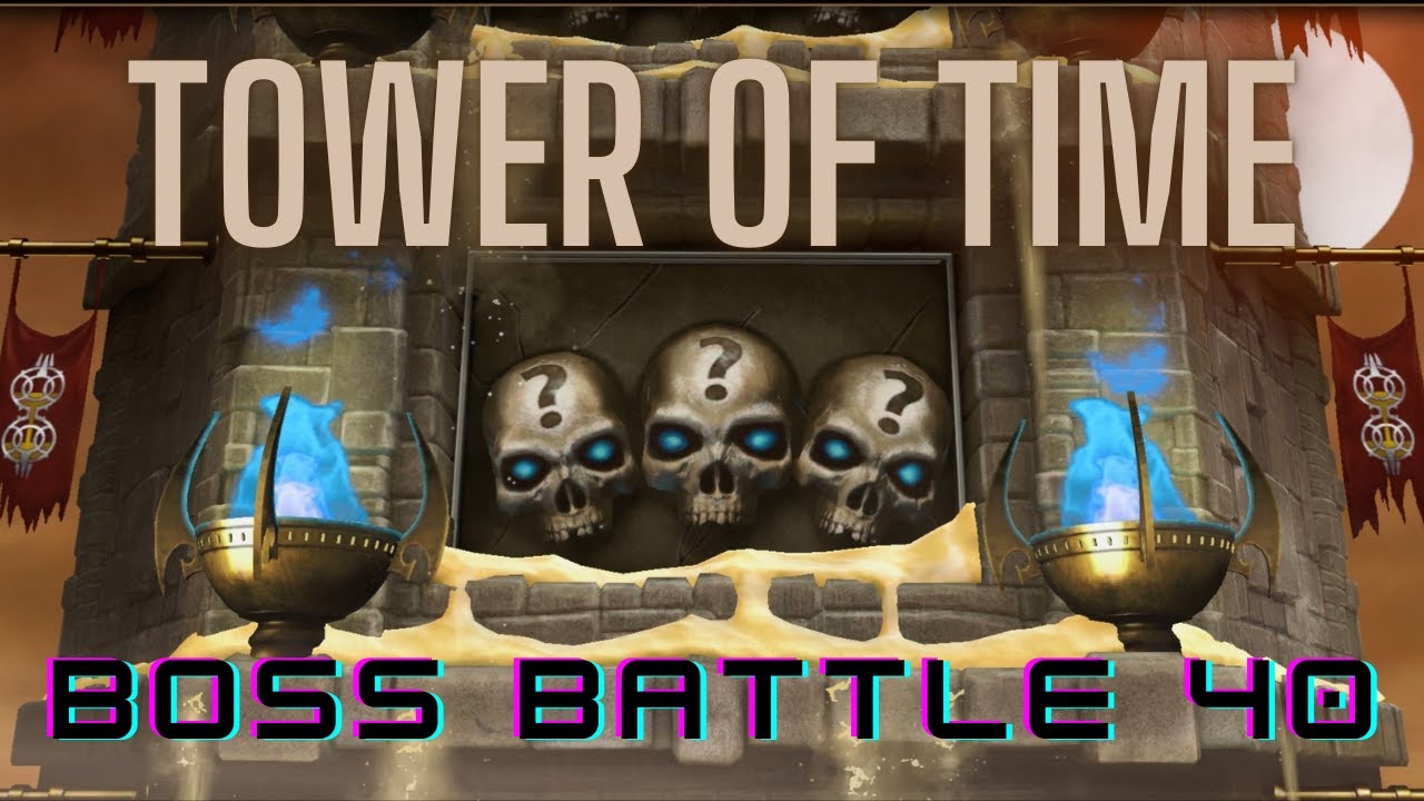 MK Mobile Tower Of Time Boss Battle 40 - YouTube