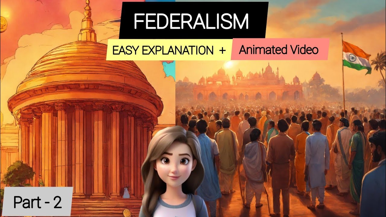 Federalism Class 10 Part 2 | federalism class 10 cbse | animation ...