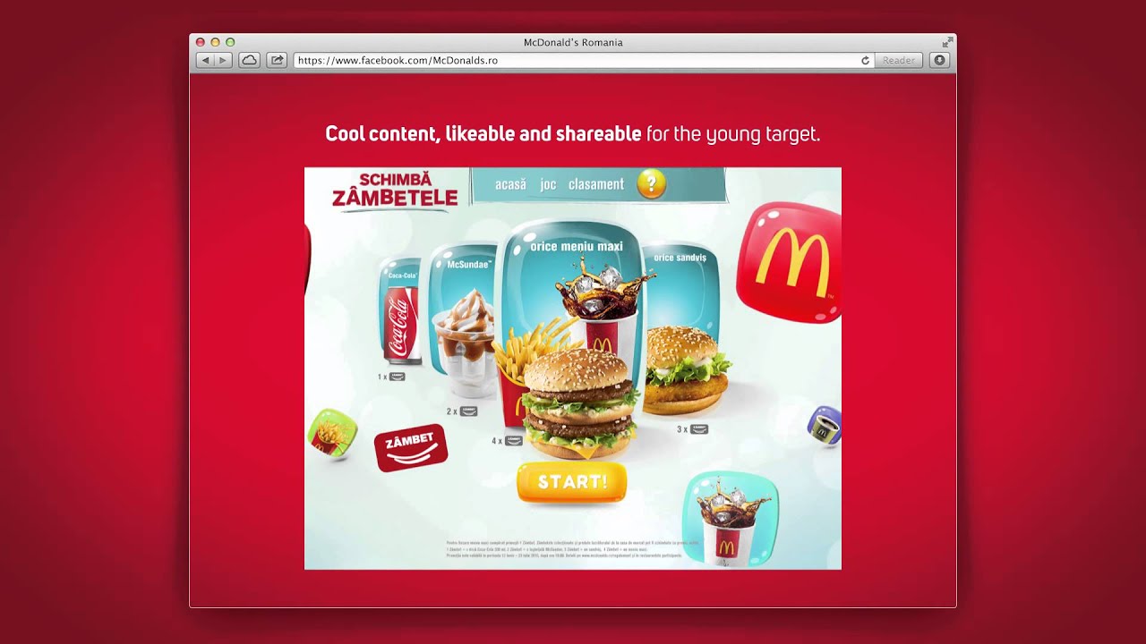 McDonald's "Facebook page" case study - YouTube
