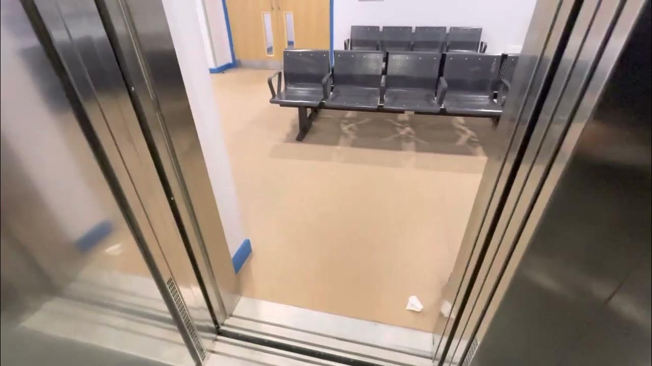 Kone Ecodisc lift at Truro Park & Ride Tregurra bus station & Waitrose car park in Truro - YouTube