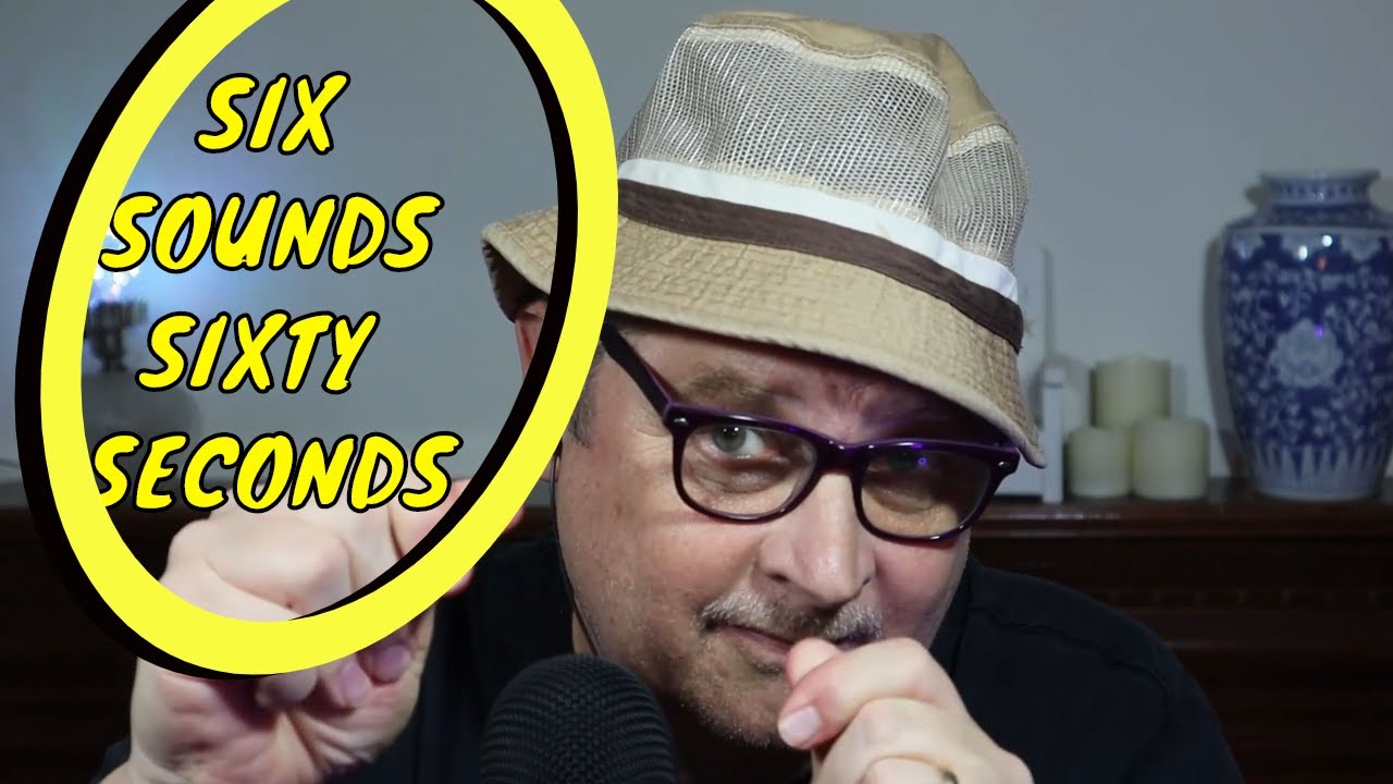 ASMR - 6 Hand Sounds 60 Seconds!! TINGLES! finger fluttering and more ...