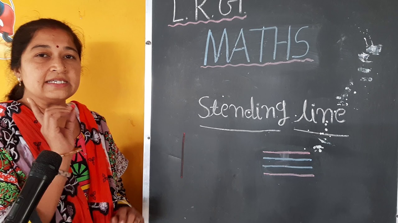 Standing Line in Square notebook LKG ENGLISH Medium || Vibho Pre School ...