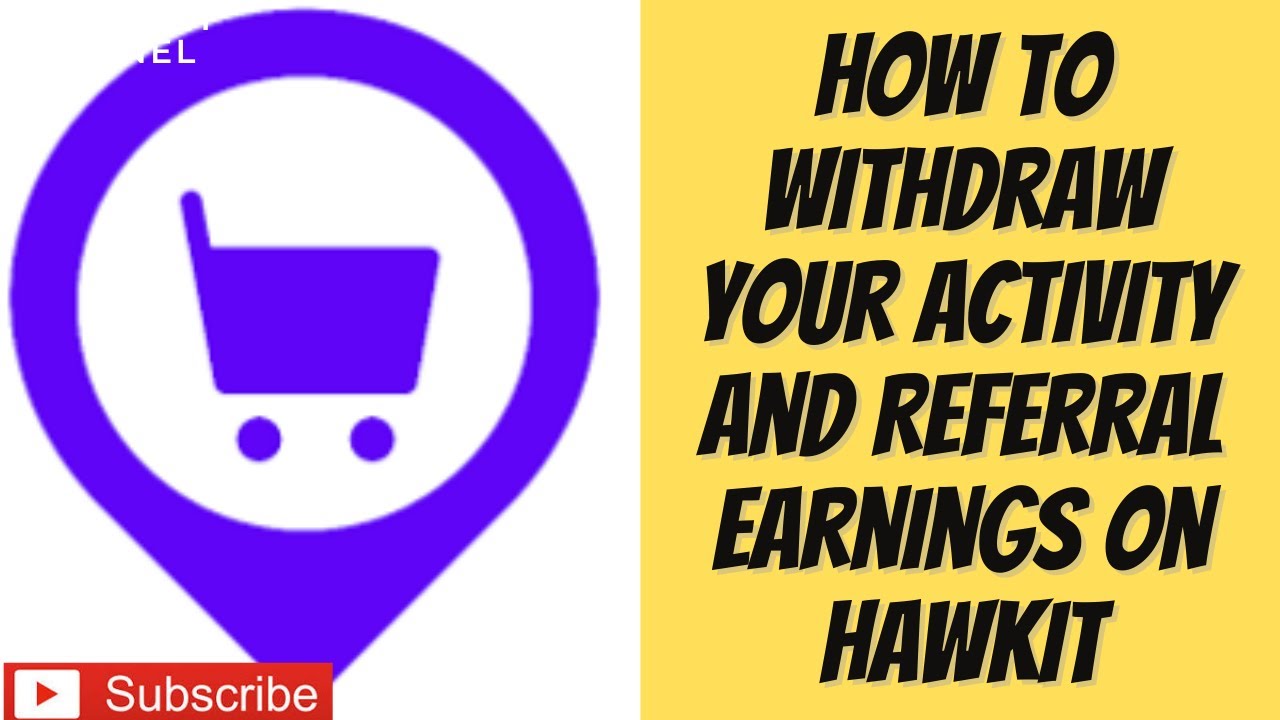 How To Withdraw Your Activity And Referral Earnings On Hawkit - YouTube