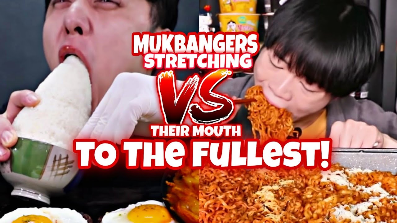 Mukbangers BATTLE of BIG BITES! UDT VS BULDAK!🍚🆚🍜🔥🔥🔥 - YouTube