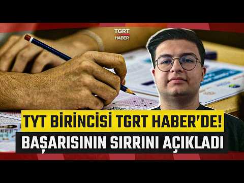 TYT Birincisi Miraç Koşar TGRT Haber’de! Başarısının Sırrını Açıkladı: Başarım 12 Yılın Emeğiydi!