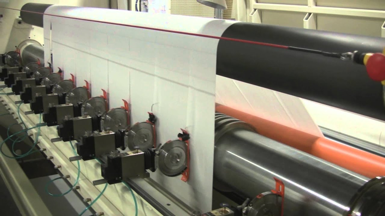 Dusenbery® 909 Two Drum Surface Slitter Rewinder - YouTube