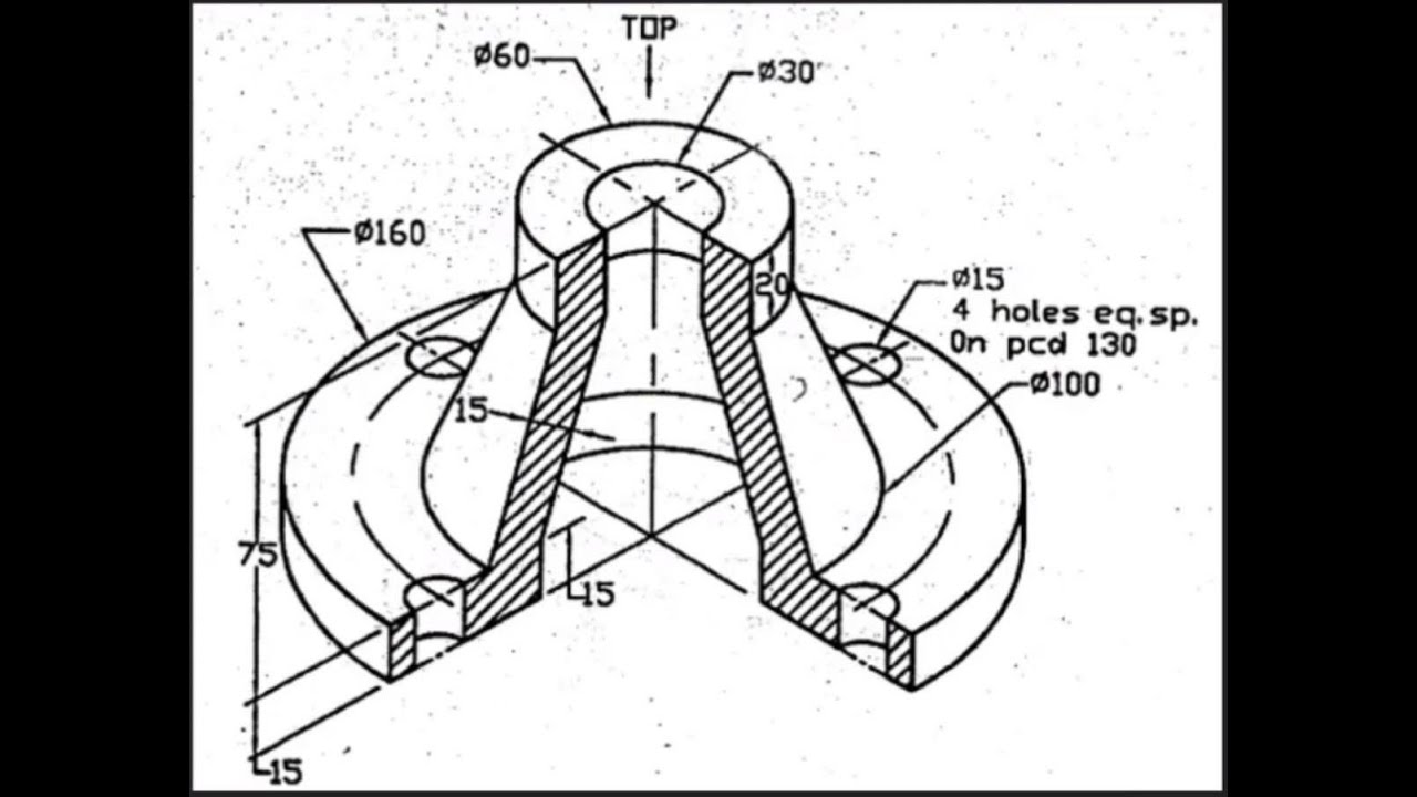 Mechanical Flange Design | 3D Design | SOLIDWORKS version 2021 - YouTube