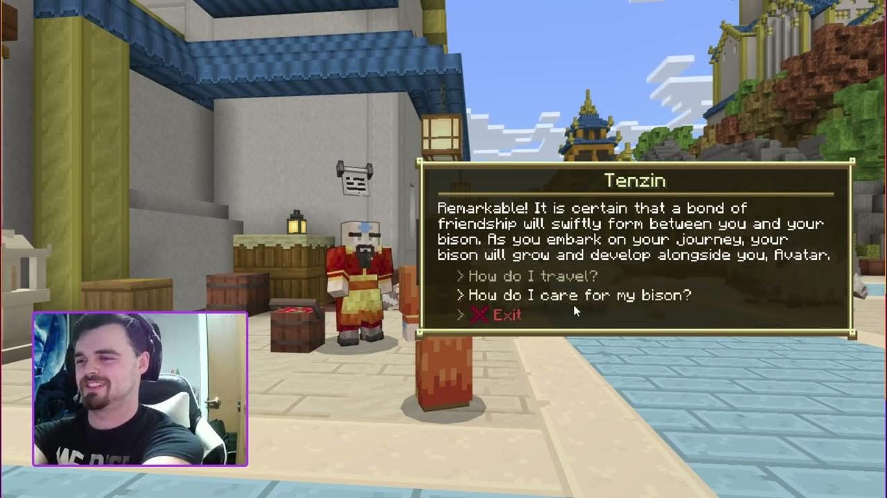 Minecraft: Avatar The Last Airbender | I GOT A FLYING BISON!!!! - YouTube