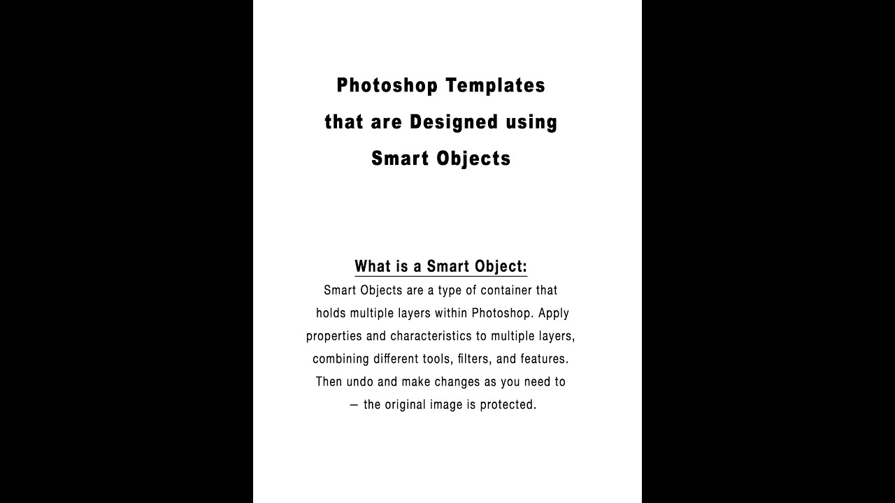How To Edit PSD Photo Templates Designed with Smart Objects - YouTube