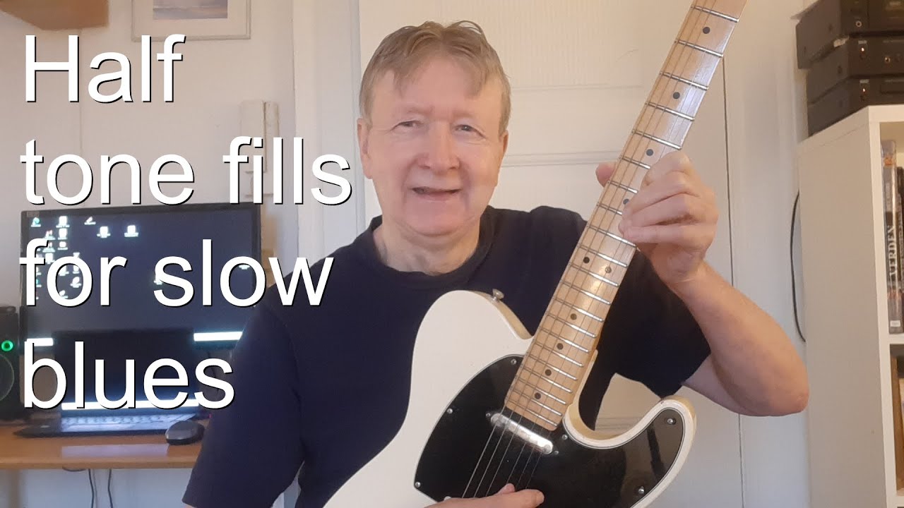 Half tones used to add interesting fills to your slow blues - YouTube