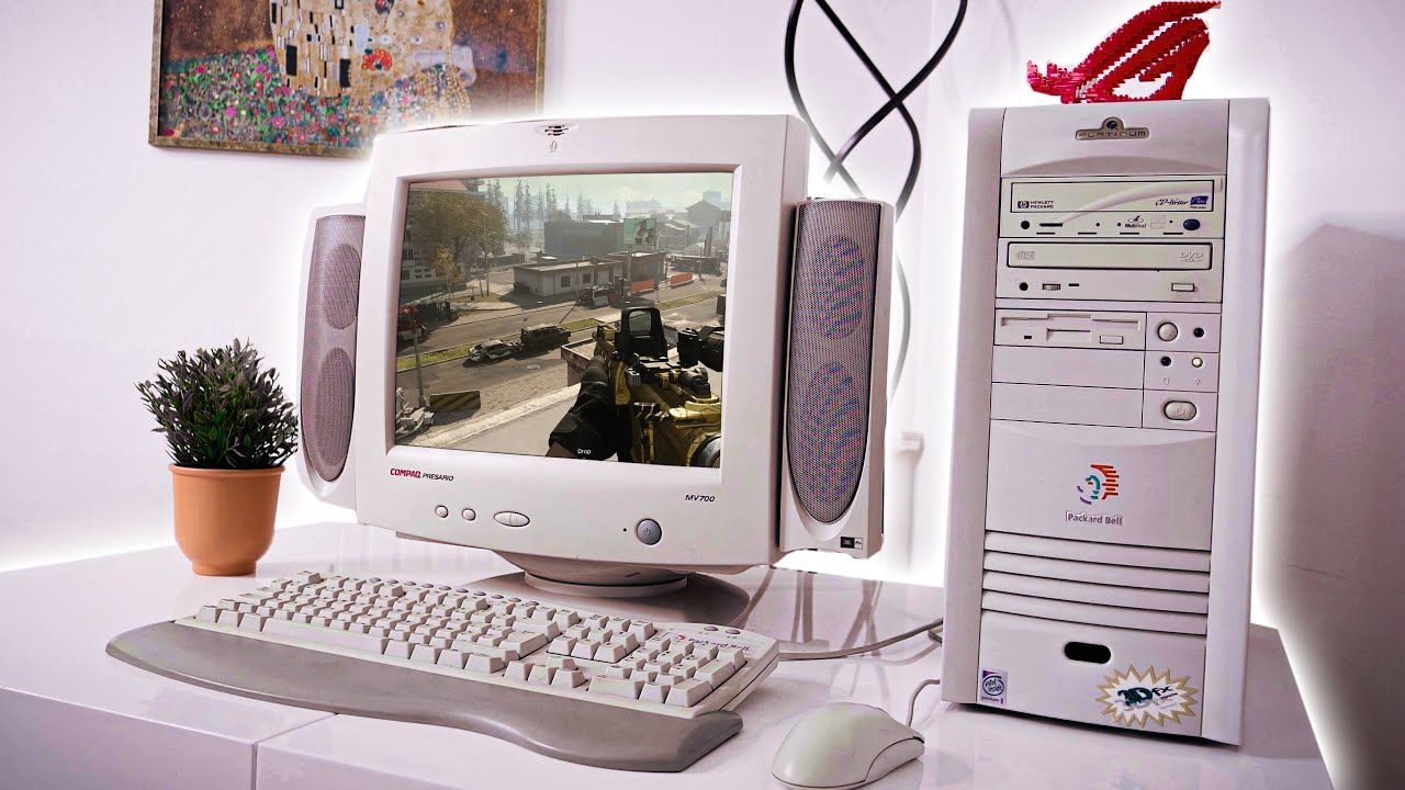 MON PREMIER PC GAMER de 1998 (avec Captain Grochat) - YouTube