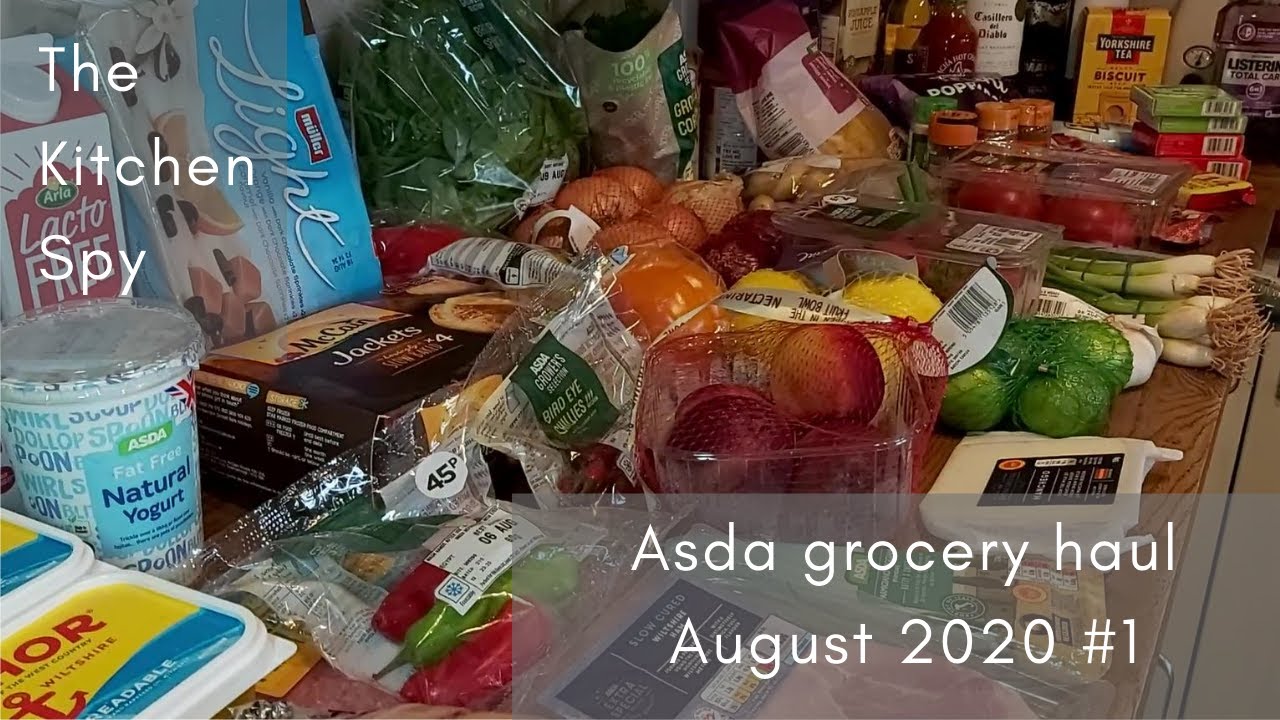 ASDA SHOPPING HAUL UK AUGUST #1 | Gluten free | Low Calorie | West ...