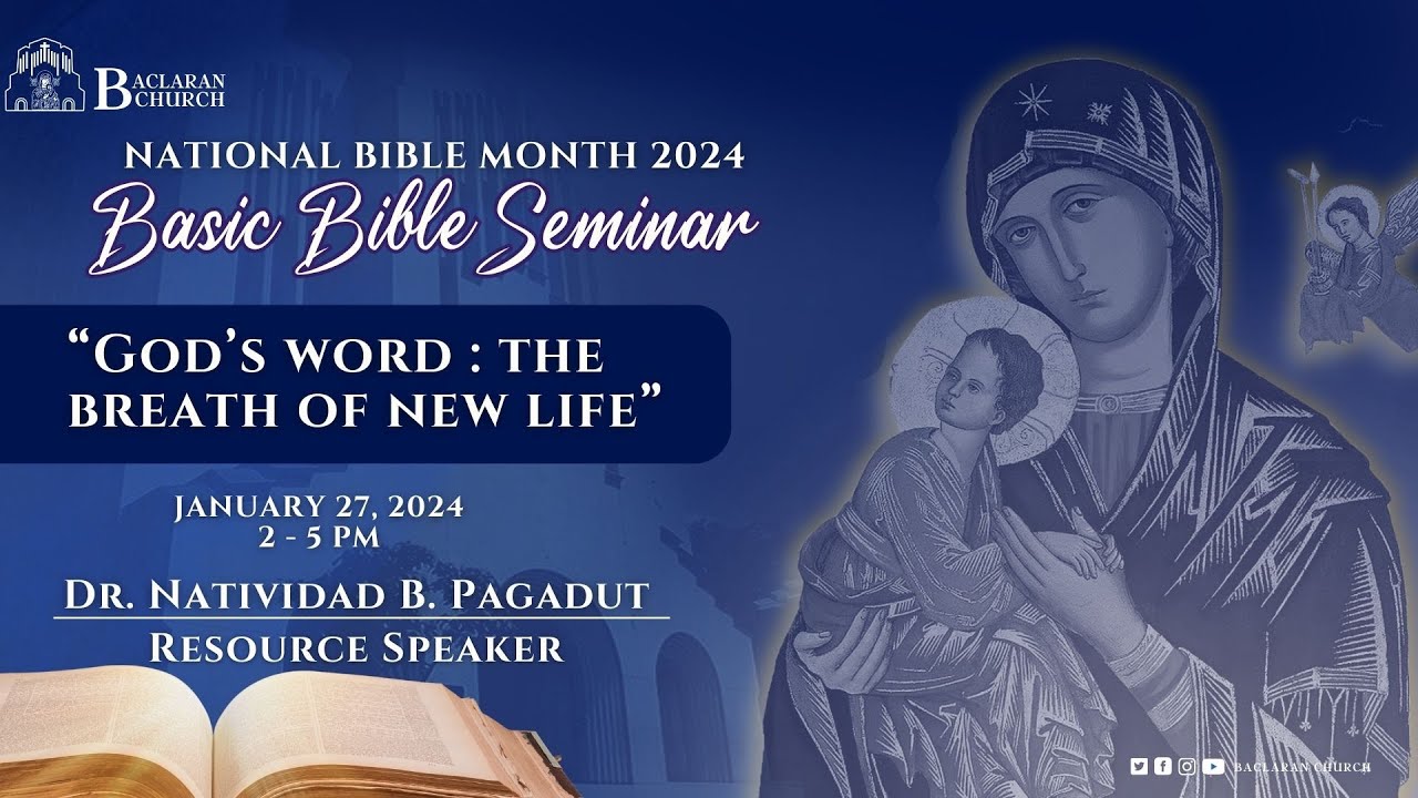 Baclaran Church: Basic Bible Seminar - YouTube