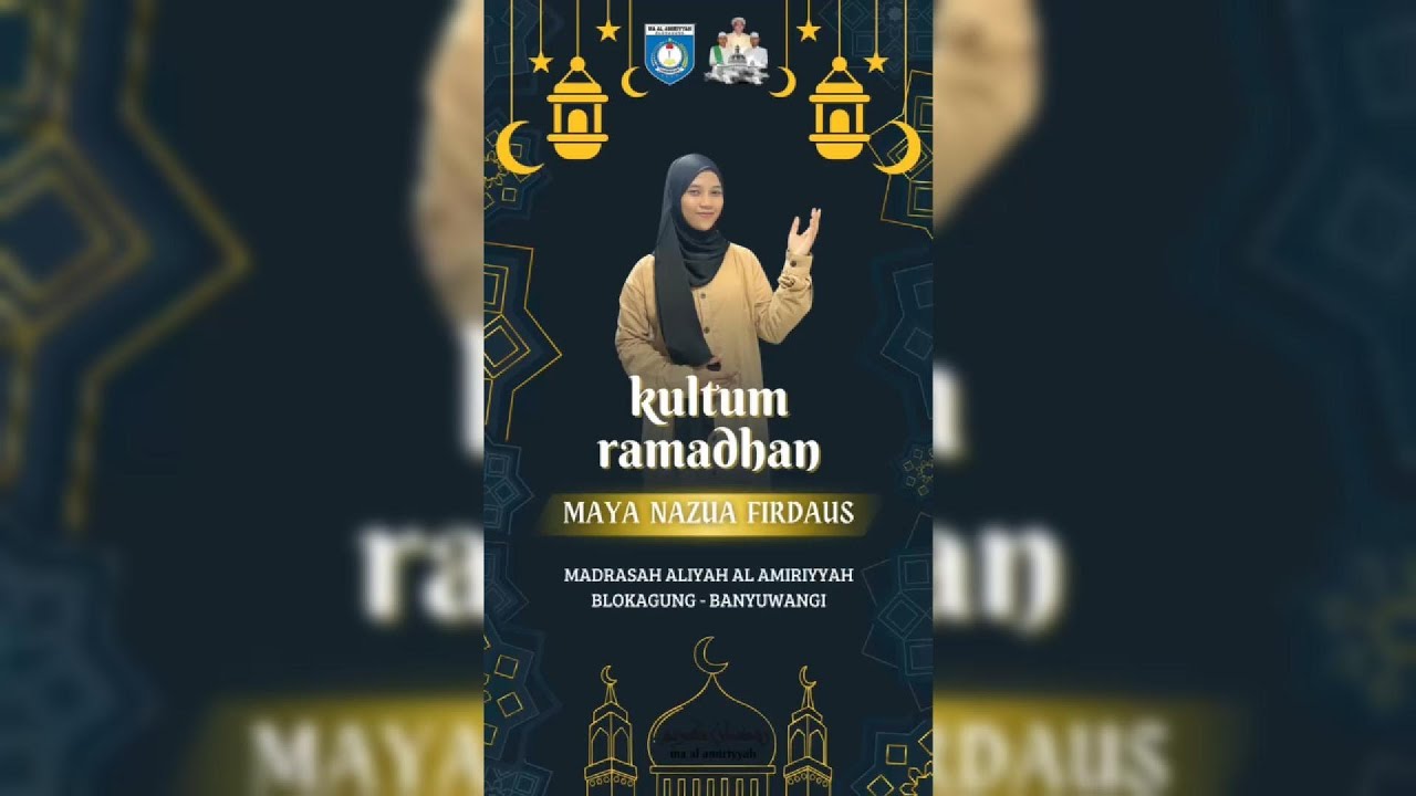 (Vol.06) MAYA NAZUA FIRDAUS || Kultum Ramadhan Madrasah Aliyah Al ...