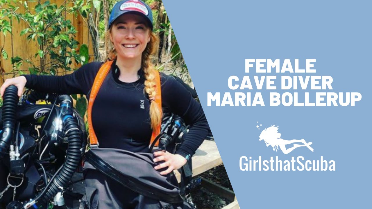 Female Cave Diver | Maria Bollerup - YouTube