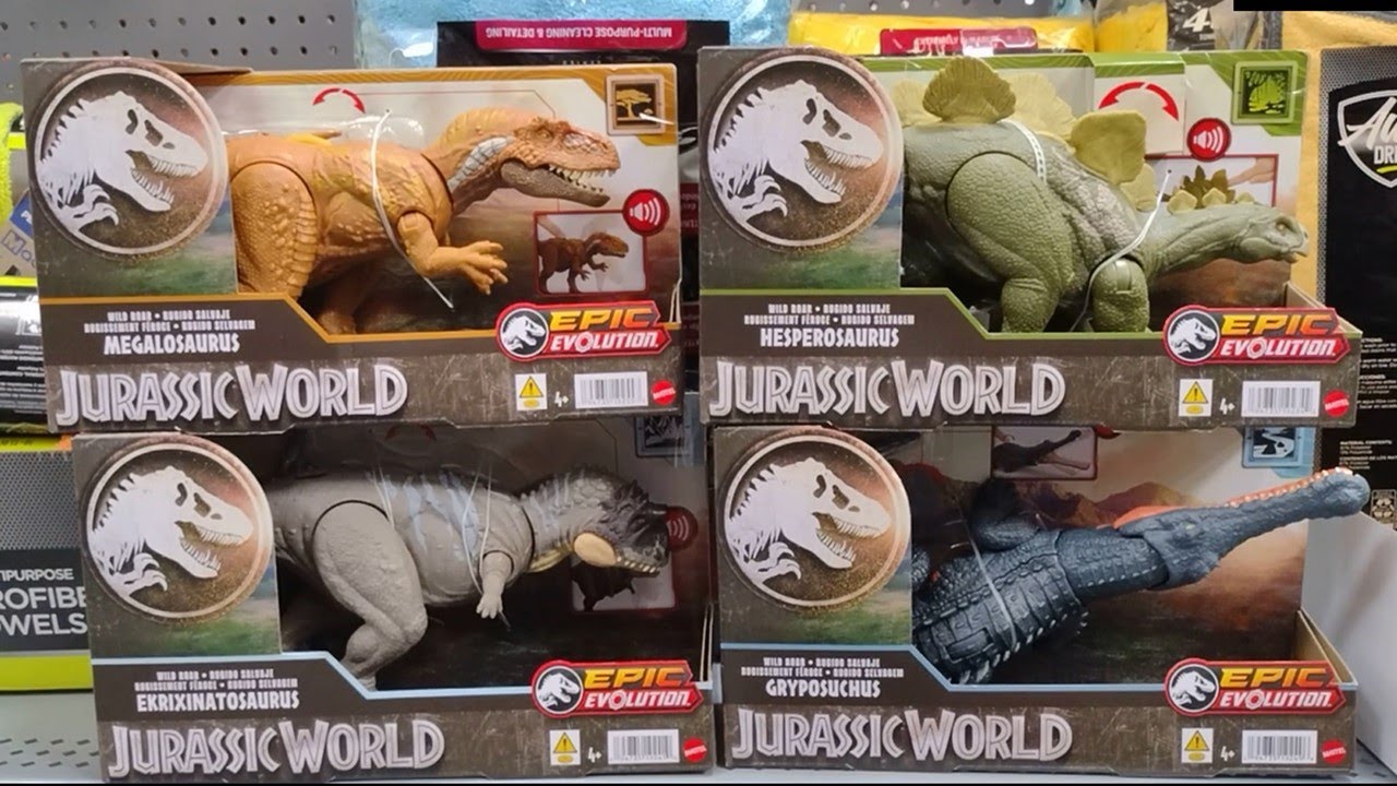 Jurassic world epic Evolution toy hunt Megalosaurus ,gryposuchus ...