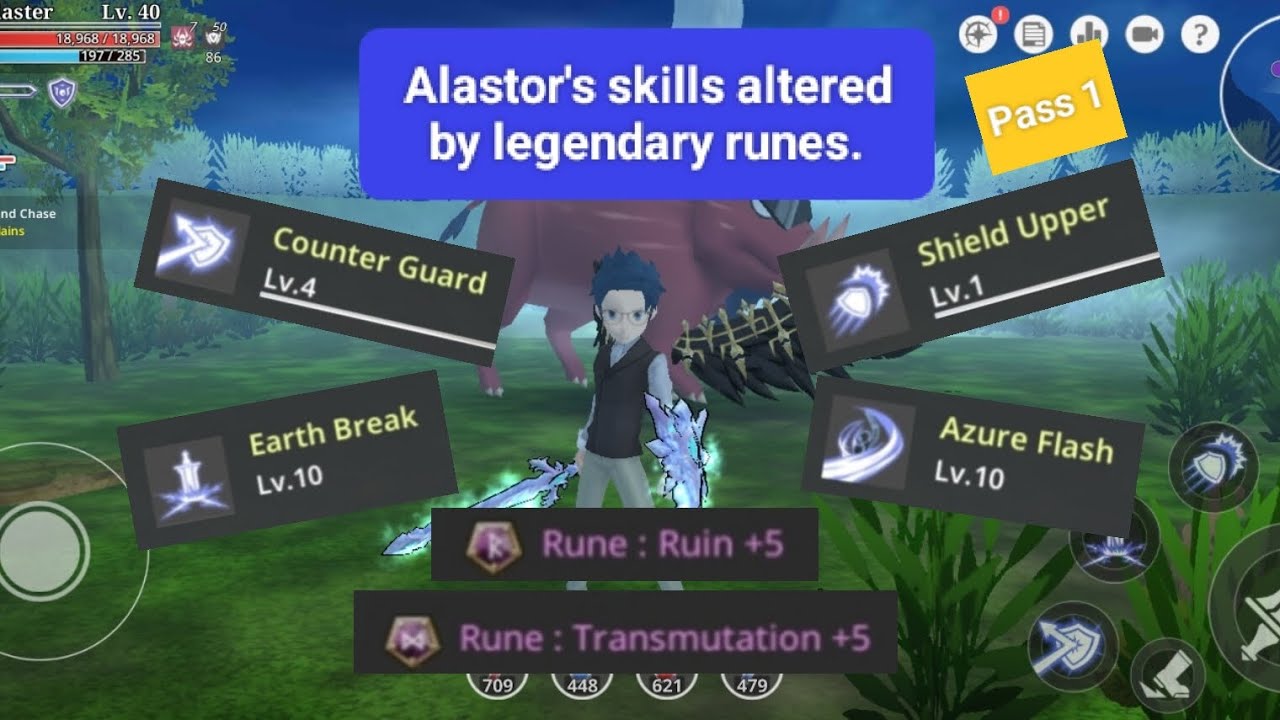 Alastor's skills altered by legendary runes Pass 1 | Epic Conquest 2 ...