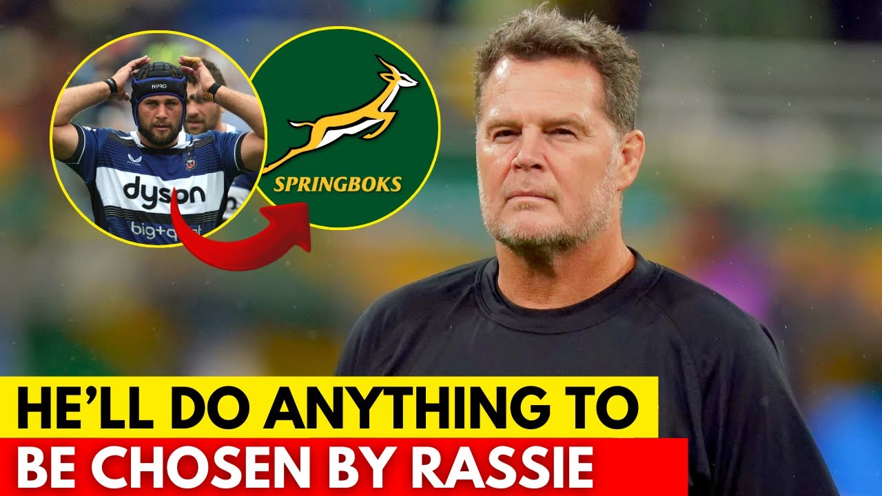 🚨HE IS DETERMINED TO RETURN TO THE RASSIE ERASMUS TEAM | SPRINGBOKS ...