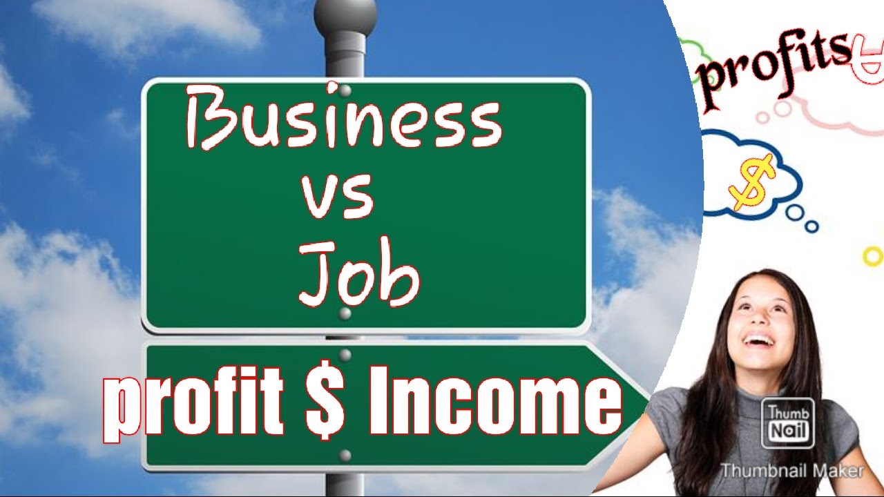 business vs job Earn+$1000Monthly,job vs business,business vs job ...